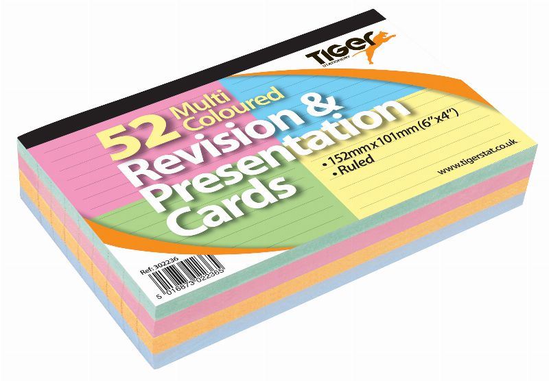 Presentation Cards 6x4 - Colorful Revision Tool | T302236 – toysgifts